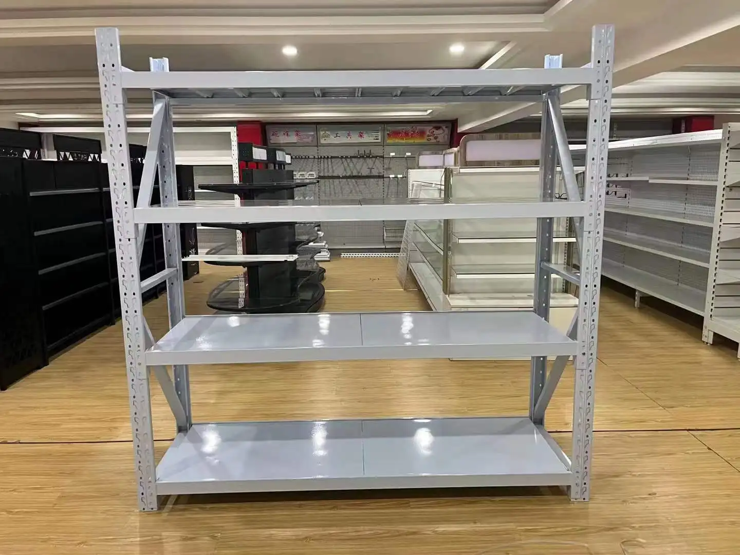 Customized Industrial Workshop Display Shelving Light Steel Multi-Level ...