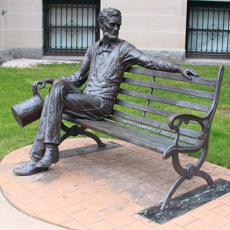 Outdoor Garden Sculpture - Life Size Bronze Man Statue