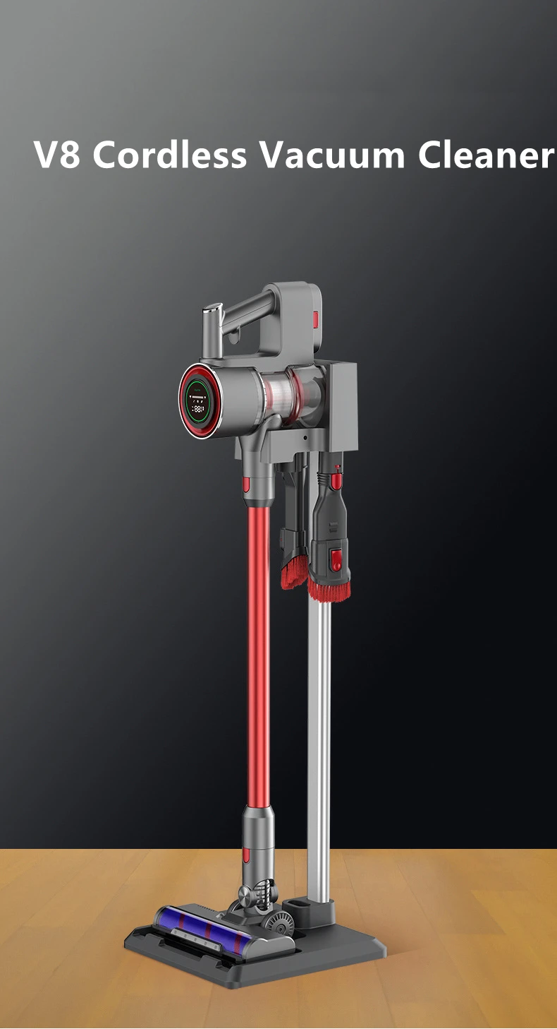 V8 Suzhou Cordless Vacuum Cleaner,20 Kpa Powerful Vacuum Cleaner,4-in-1 ...