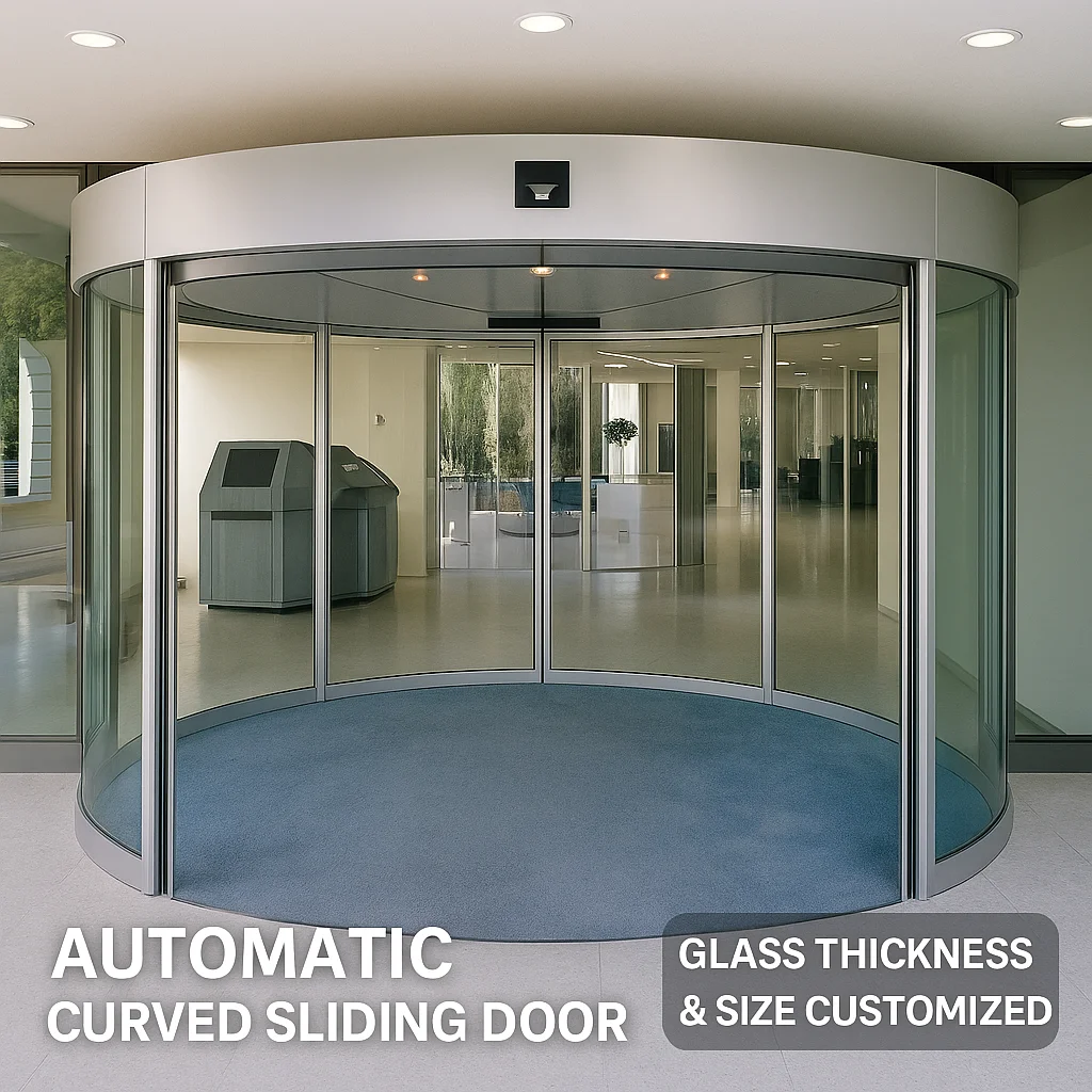 Frameless Automatic Sensor Glass Sliding Door Operator 4000kg Gate ...