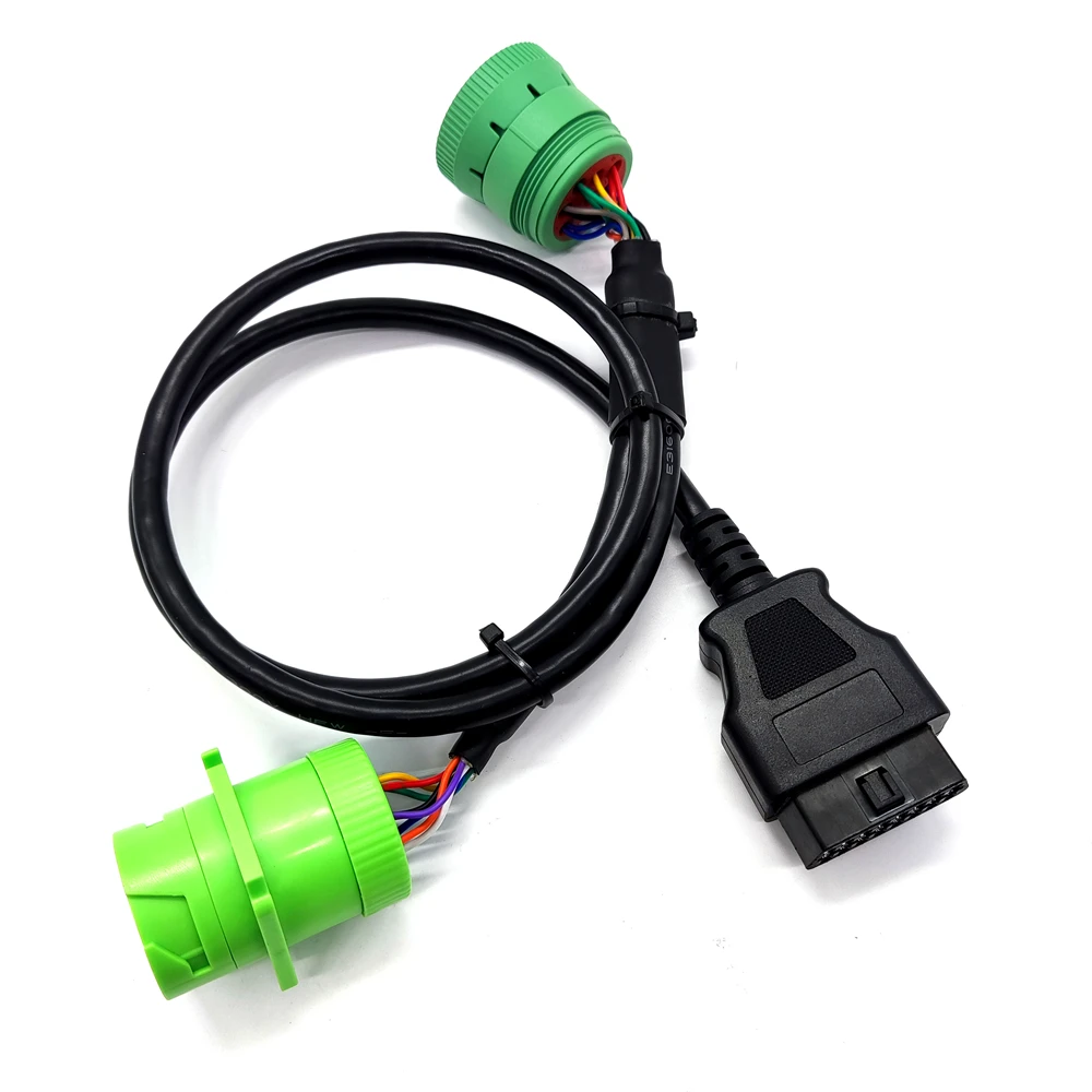 J1939 Type2 9pin Plug To J1939 Type1 Receptacle And OBD2 Receptacle ELD j1939-type2-9pin-plug-to-j1939-type1-receptacle-and-obd2-receptacle-eld