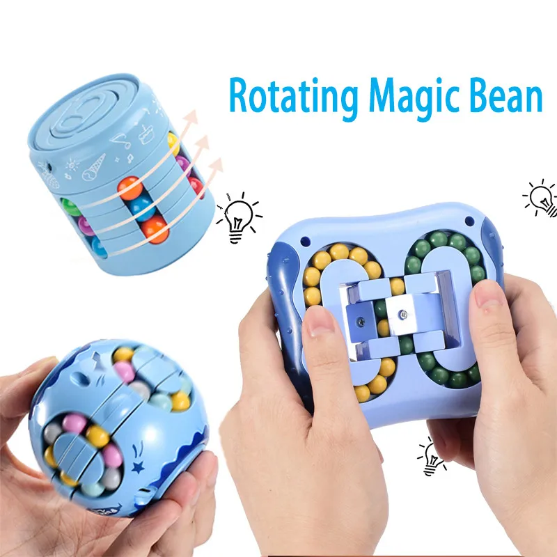 Children Education Intelligence Game Rotating Magic Beans Cube ...