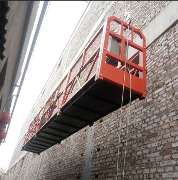 Construction Suspended Working Platform Electric Scaffolding Zlp630 ...