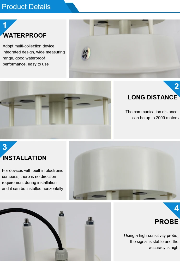 WS303U Ultrasonic Wind Speed and Direction Sensor - Accurate & Reliable