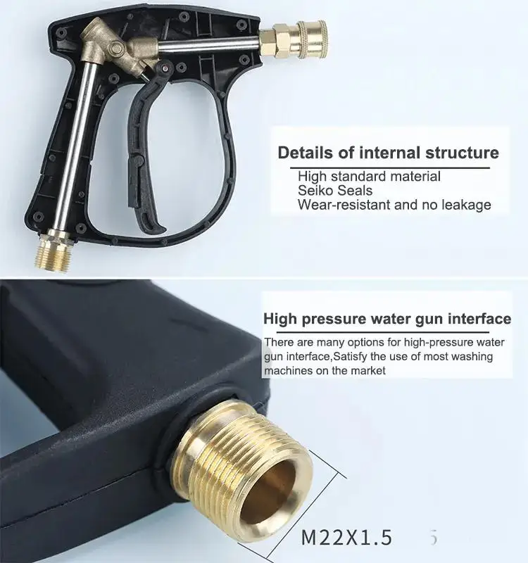 High Pressure Car Washing Gun With 5 Pack Nozzle Tips - Buy Car Wash ...