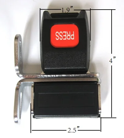 Quick Release Push Button Metal Buckle Used With Spine Board Restraint ...