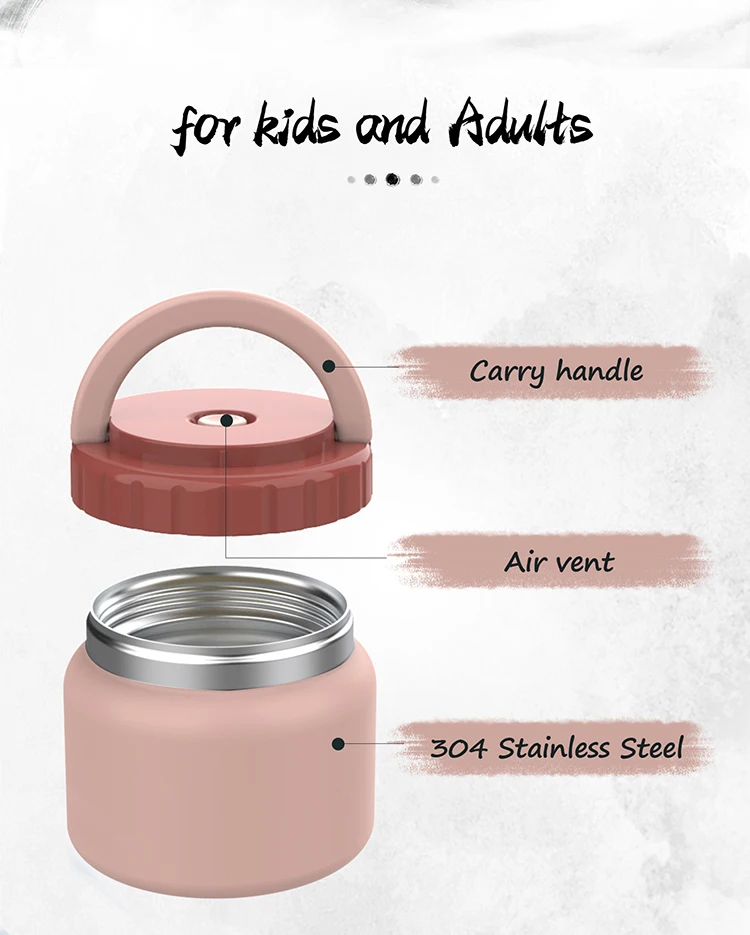 Aohea Hot New Product High-quality 304 Stainless Steel Thermo Food Jar ...