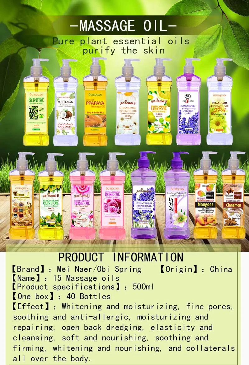 Custom 100 Natural Massage Essential Oil Beauty Lightening Skin Care Spa Salon Body Face