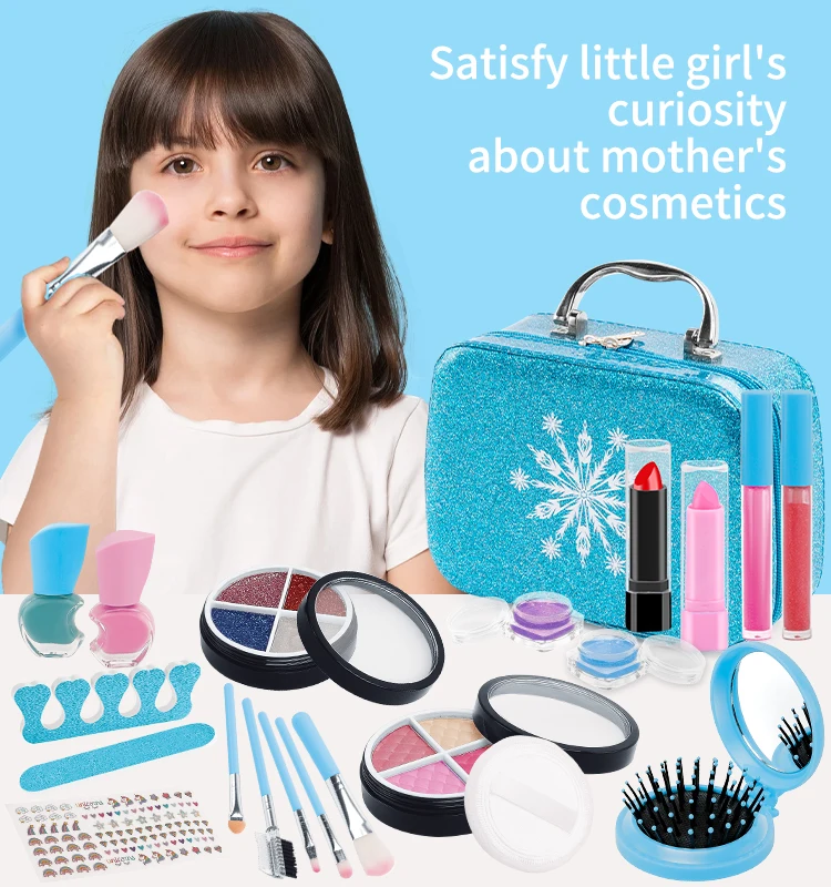 Diy Pretend Play Toy Girls Makeup Toy Kids Makeup Sets For Girls Make ...