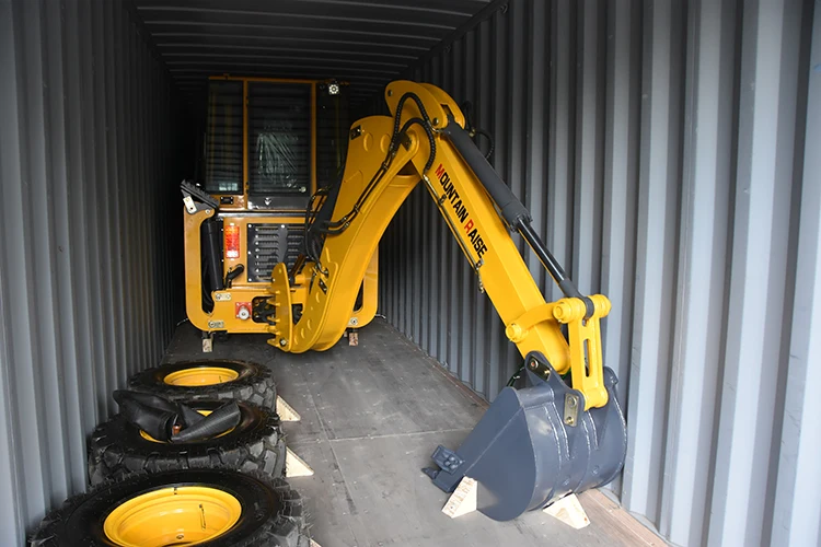 4x4 Compact Backhoe Loader Tractor Loader Mr45-16 Mini Backhoe Lloader ...