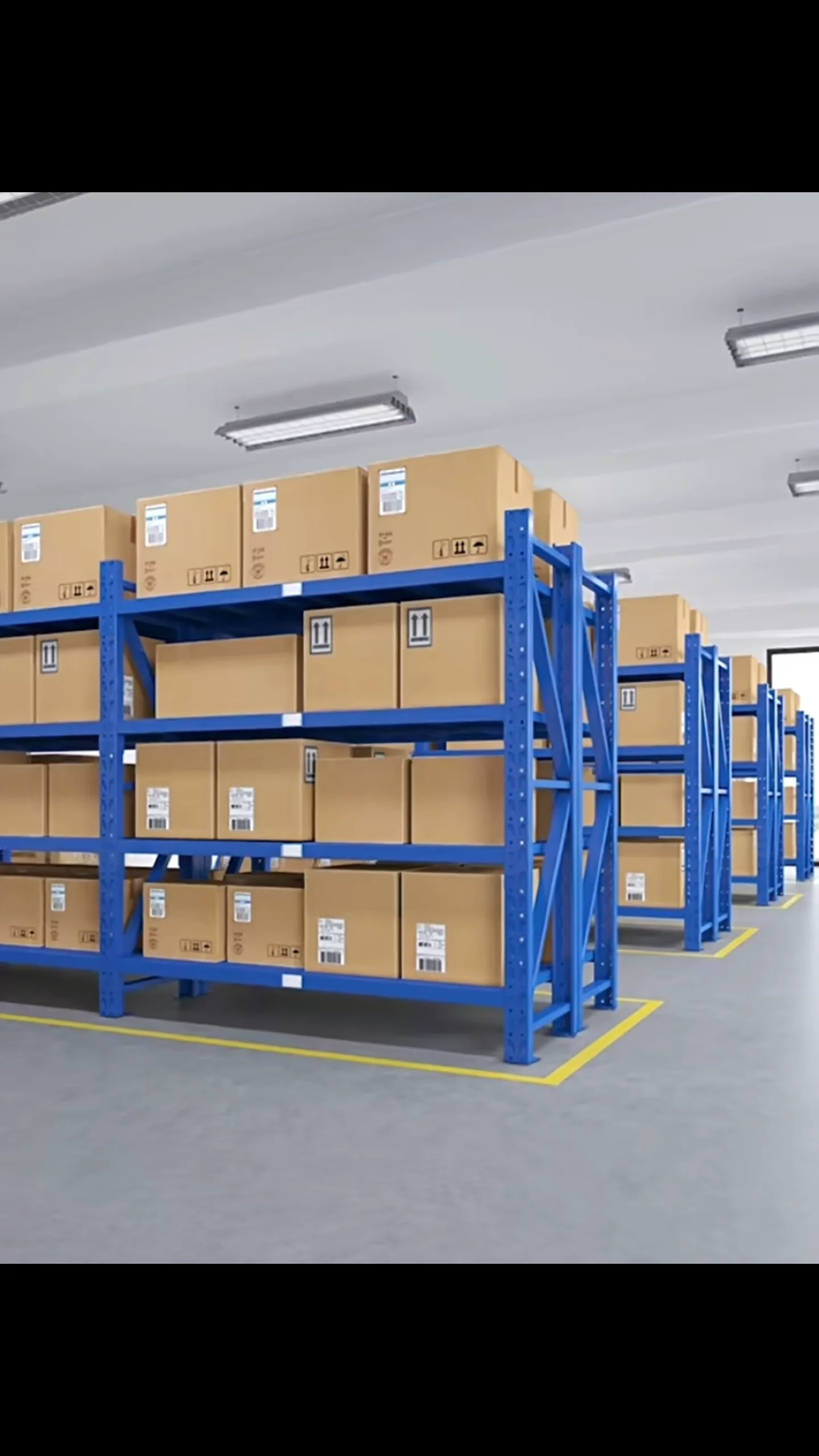 Nesrack Goods Heavy Duty Storage Racking Industrial Storage Shelves ...