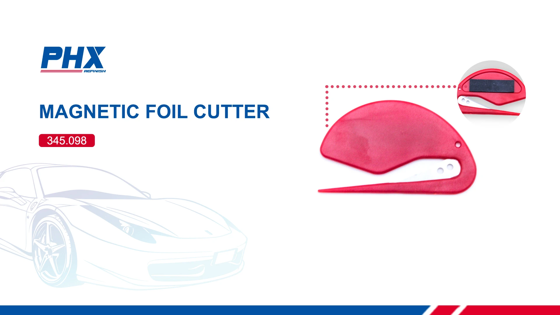 Magnetic Safety Letter Opener Cutter Knife For Boxes Bags Cutting Film ...