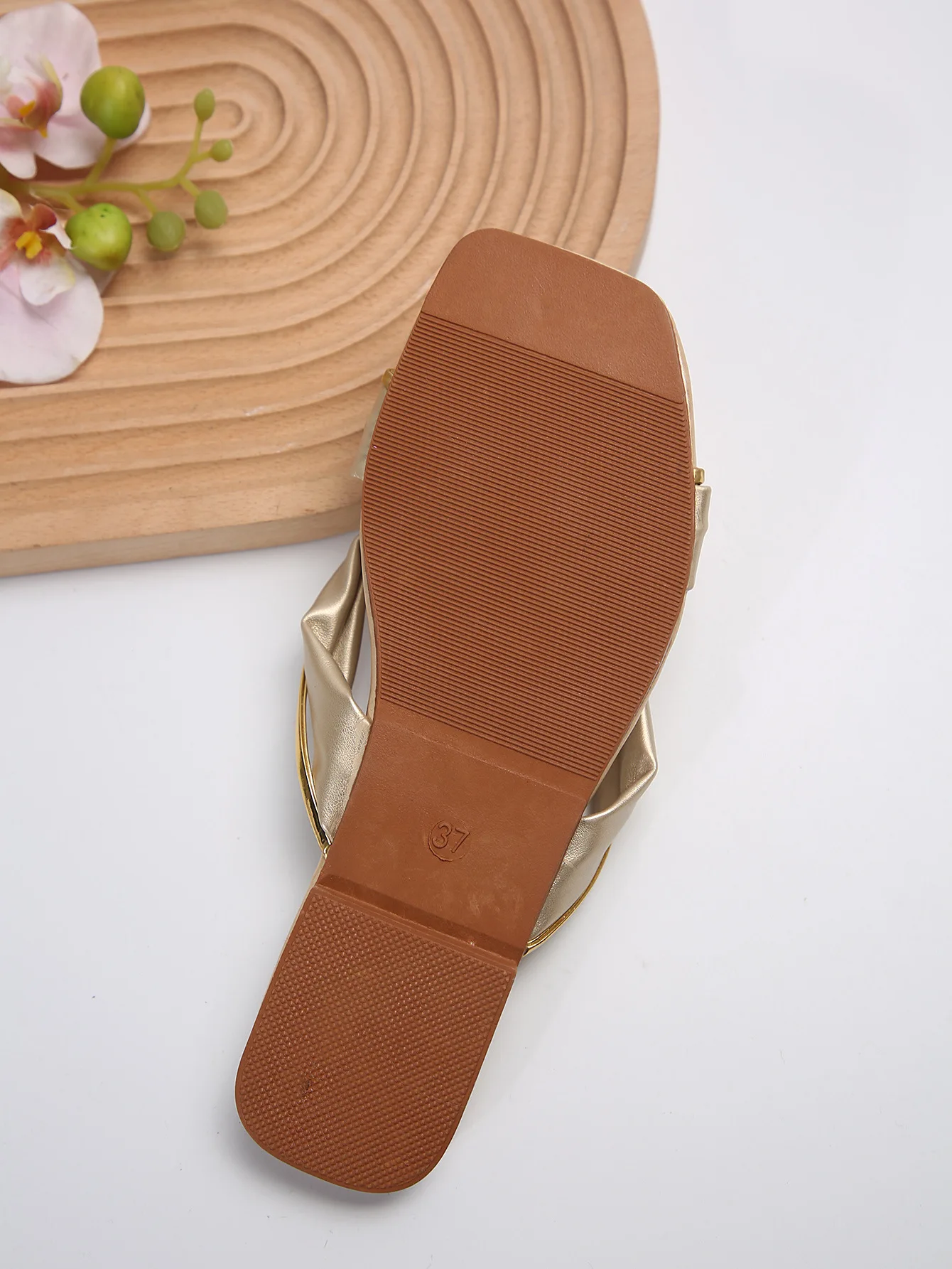 2024 New Style Flat Women Slipper Clear Slip on Shoes for Lady Beach ...