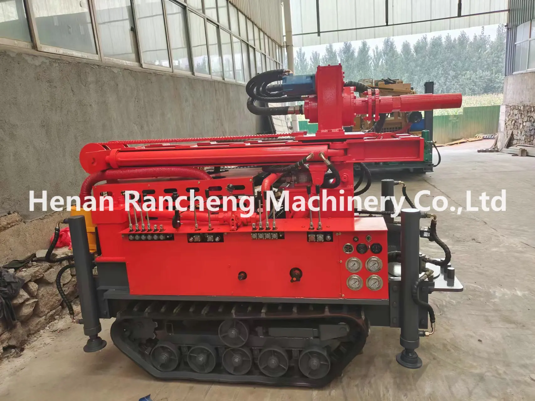 150m Crawler Diesel Engine Water Well Drilling Machine Borehole Rig ...