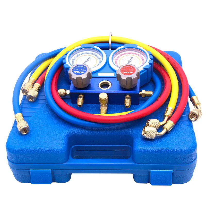Vmg-2-r410a-b Double Manifold Gauge Set For Ac Refrigerant Tools Odm