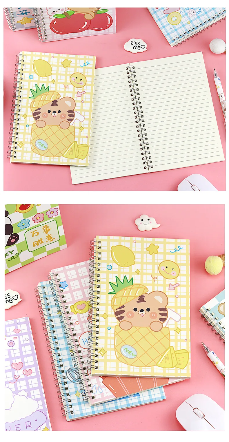 Wholesale Coil Notebook Cute Cartoon Elementary School Student Spiral ...