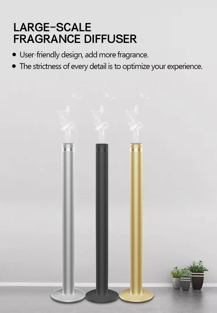 New Vertical Luxury Aluminum Essential Oil Diffuser Hotel Air Fragrance ...