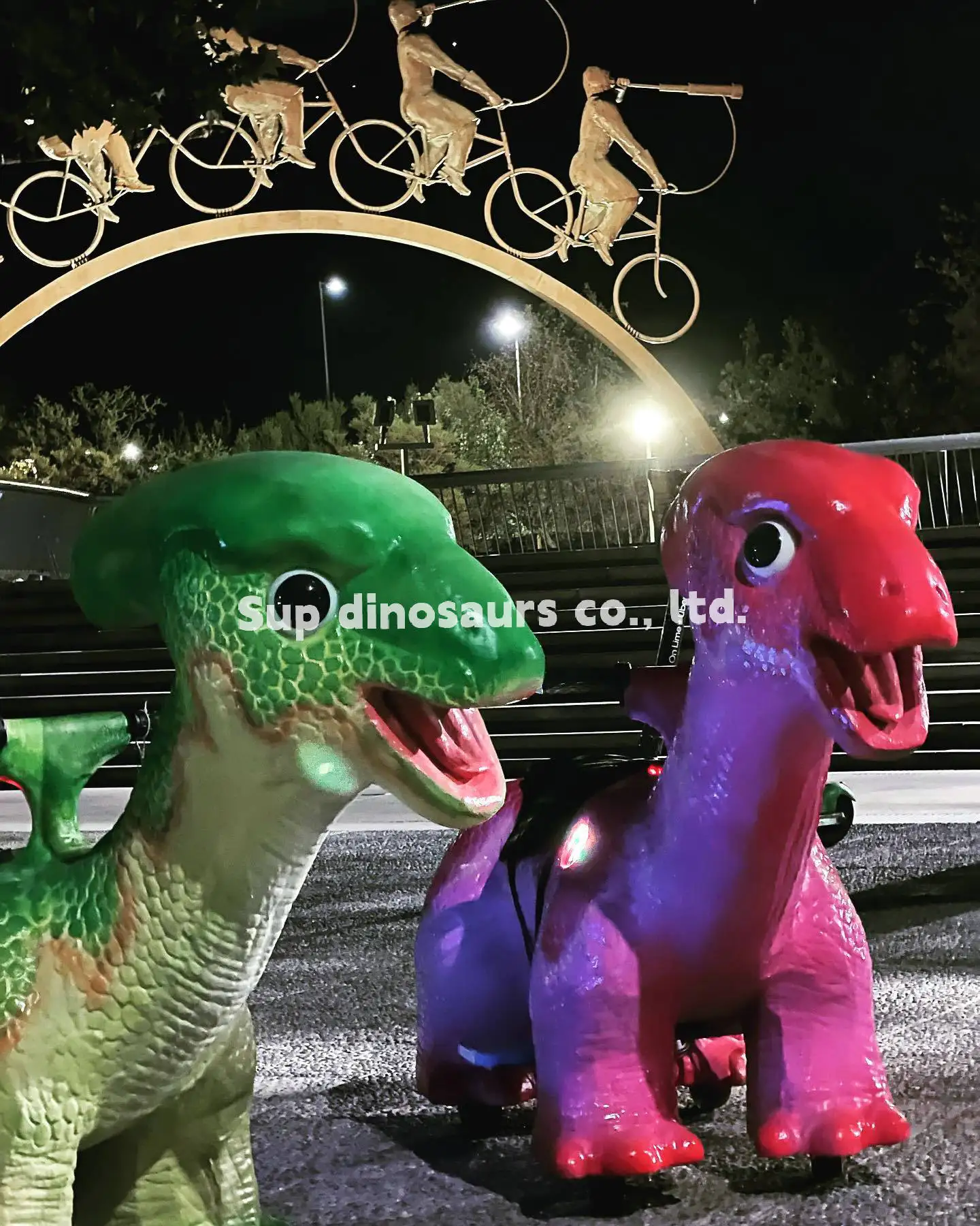 Animatronic Animal Mechanical Robotic Walking Dinosaur Walk And Ride On ...