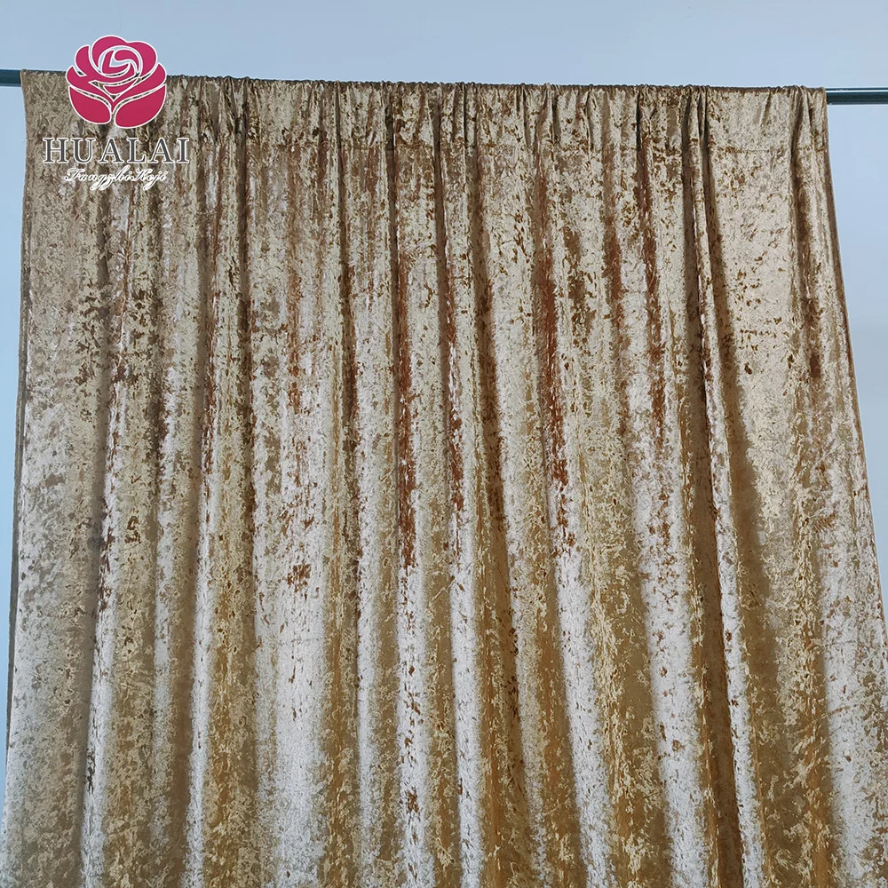 Custom Solid White champagne Gold White Red Velour Crushed Velvet Heavy ...