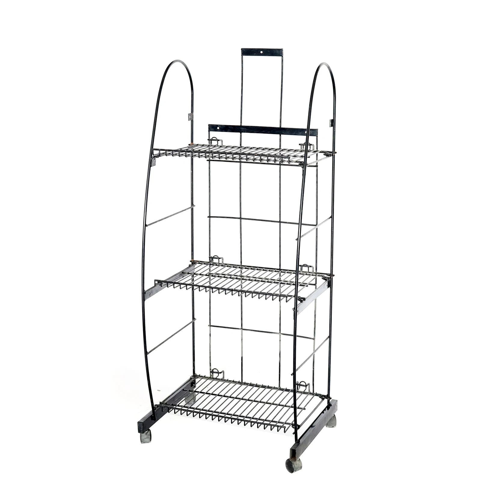 Carbon Steel Rectangular Frame Extendable Arms 4 Way Clothing Garment ...