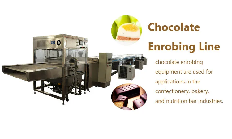 Large Production Chocolate Bar Coating Production Line Cooling Tunnel ...