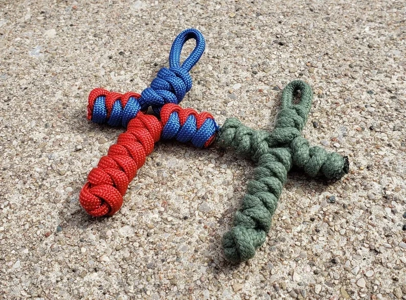 Paracord Cross Keychain Instructions