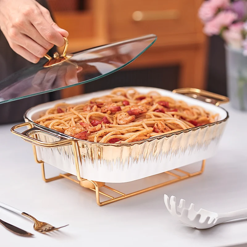 Ceramic Chafing Dishes - Perfect for Buffets & Parties