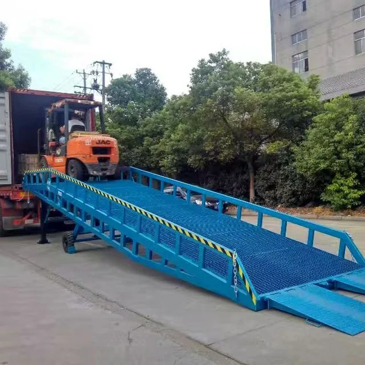 Xiuze 2024 New Movable Hydraulic Container Offloading Ramp 8t 10t ...