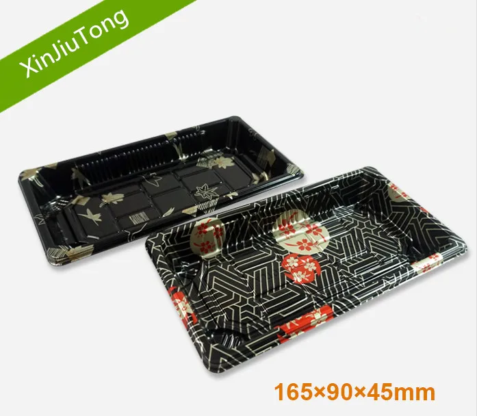 Plastic Sushi Tray Disposable Containers Take Away Reusable Sushi ...