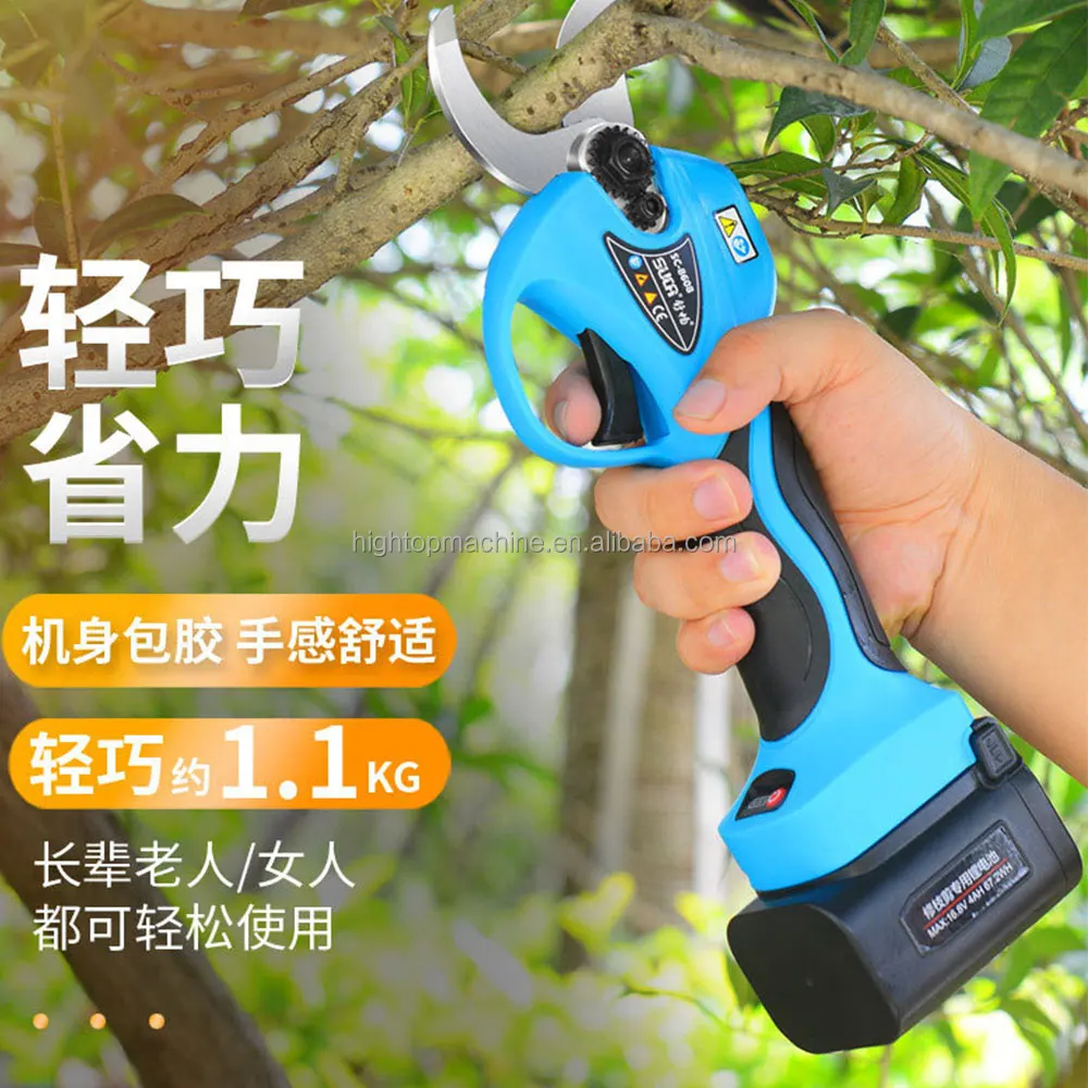 Cordless Pruning Shears Electric Bypass Cutters Powered Hand Operated ...