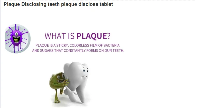 Plaque Disclosing Tablets - Effective Oral Care Solutions