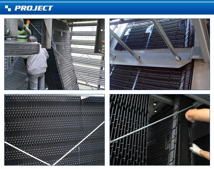 Industrial Crossflow Packing Cooling Tower Pvc Film Fill Replacement ...