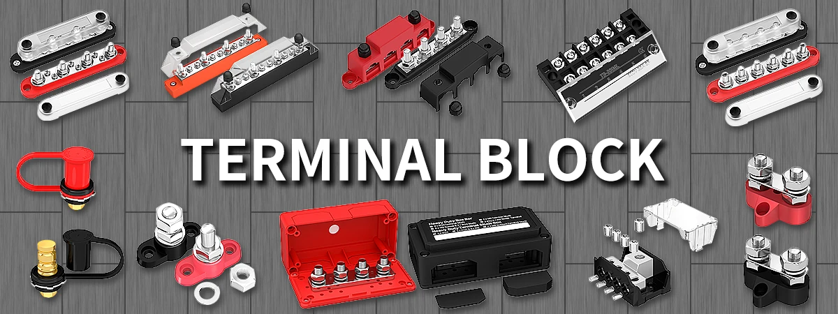 M6 Bus Bar Power 100a 150a Terminal Block 12v Automotive Battery Power Distribution Terminal ...