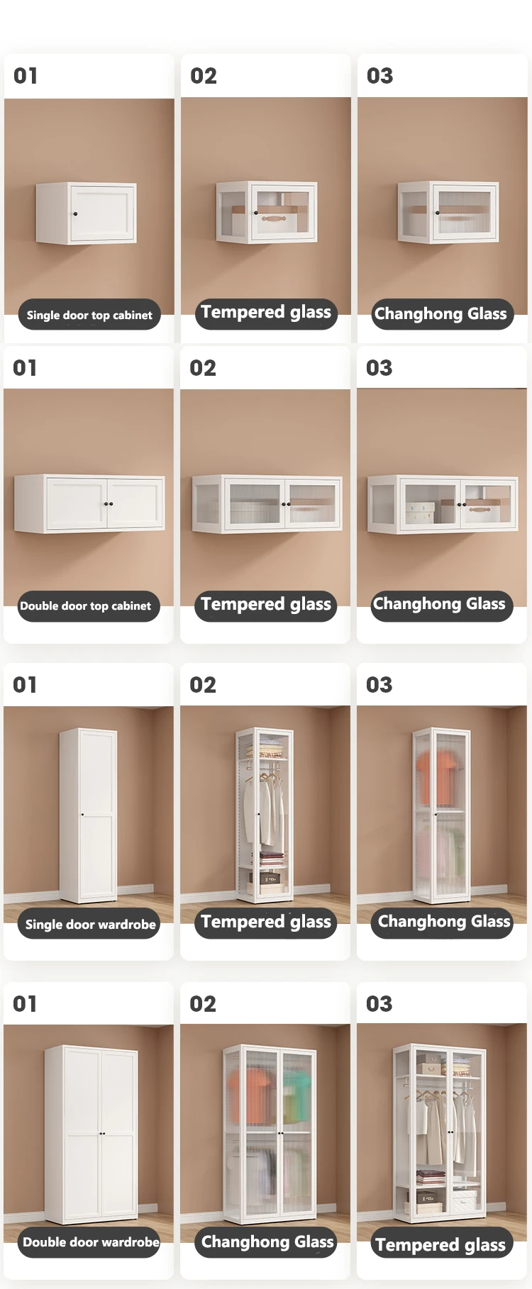 2024 Iron Wardrobe - Durable, Simple Design Modular Furniture