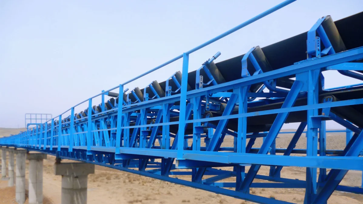 New Condition Belt Conveyor Structure/Idler Roller Frame for Farm ...