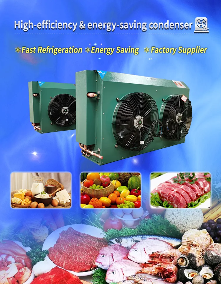 V-type Air-cooled Condenser Heat Exchange Area 200 Flat Fnv Condenser ...