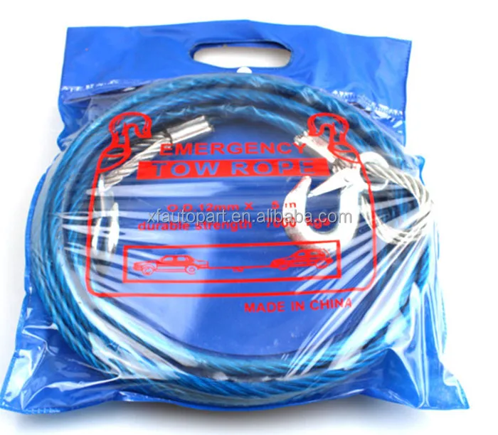 Car Emergency Wire Trailer Rope 4 Meters 5 Tons - Buy Car Emergency ...