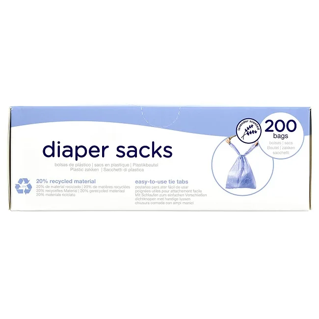 Custom Wholesale Printed Compostable Diaper Sacks