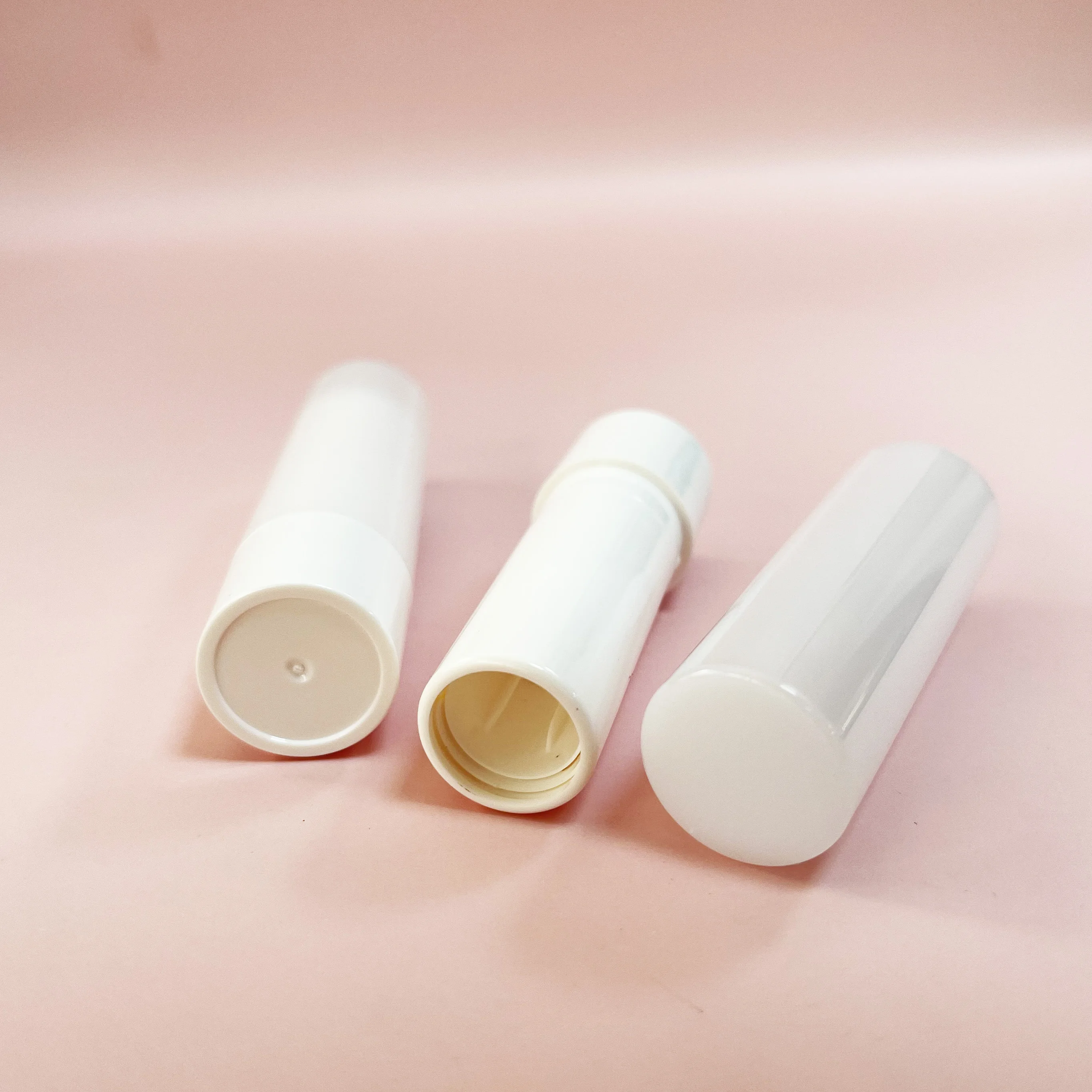 White Lip Stick Lip Balm Tubes - Customizable Containers