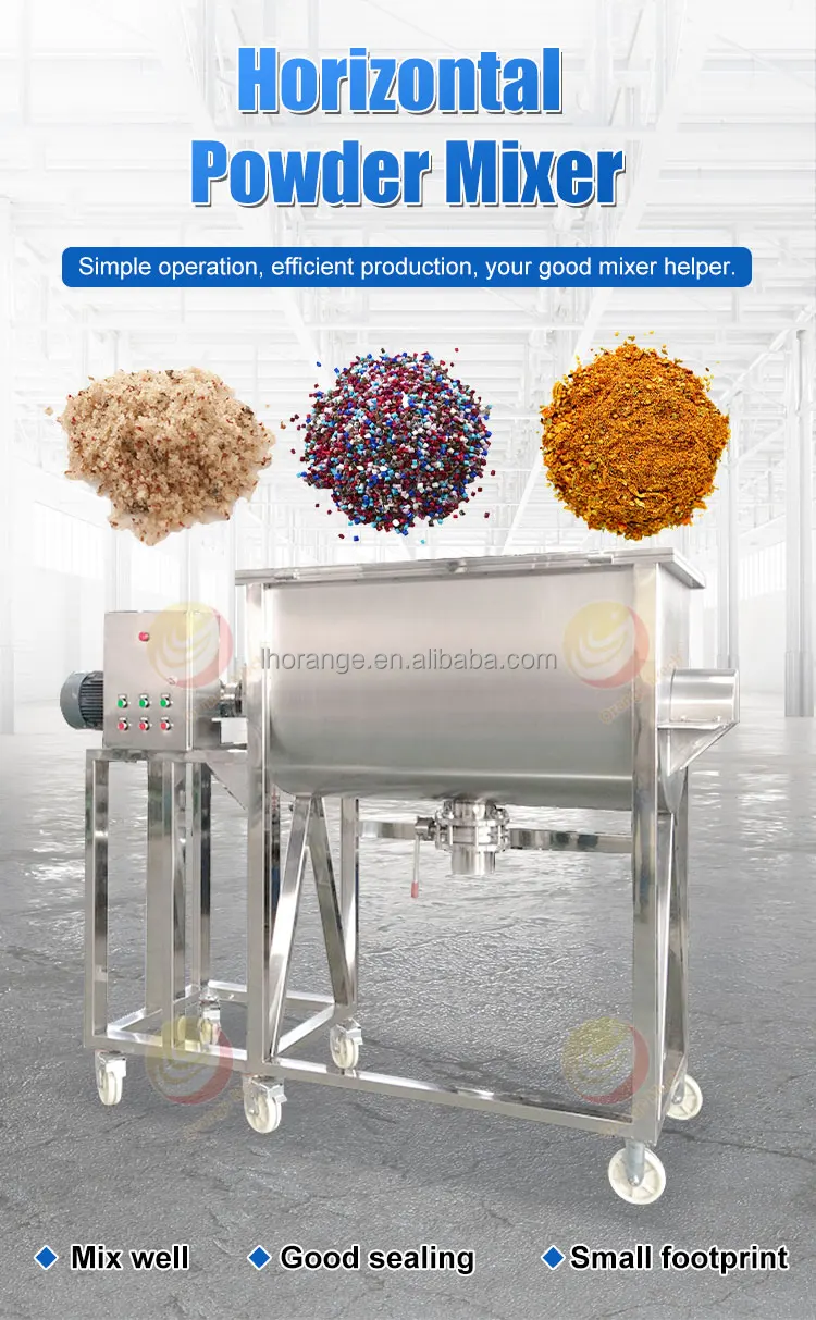 Industrial Mobile Food Mixer - Efficient Powder Mixing