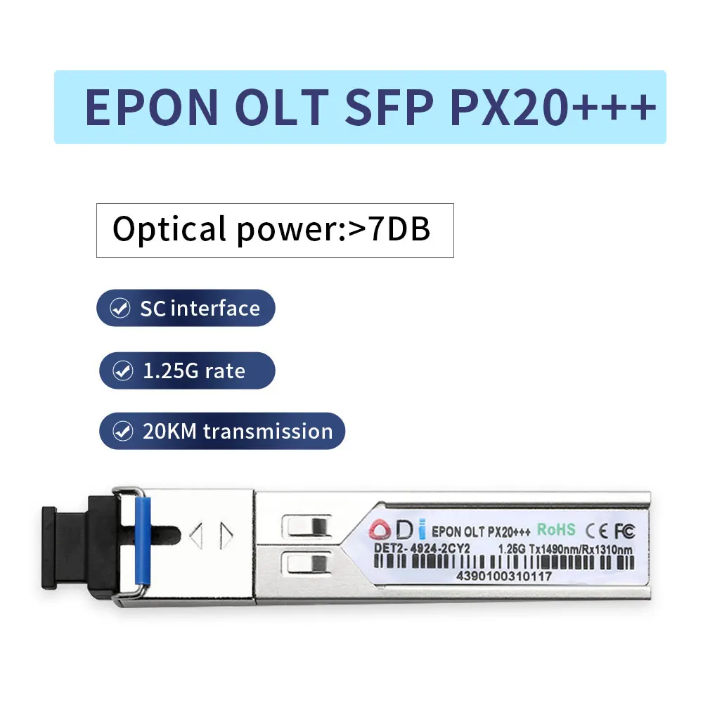 Pon Module Gepon Epon Olt Sfp Optical Transceiver Px20+++ 7dbm Hsgq Pon ...