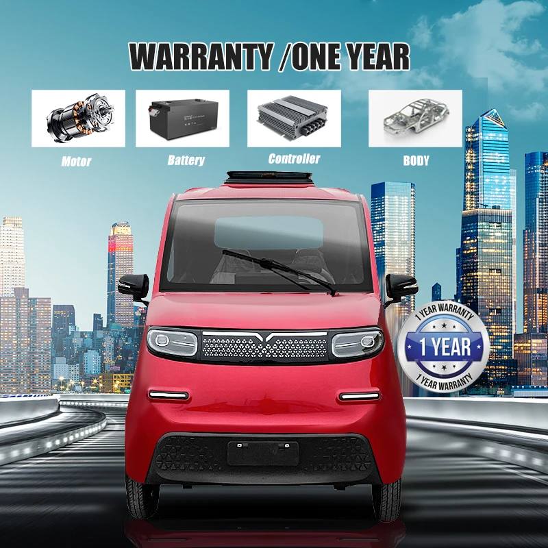 KEYU Mini Electric Car - 4 Seats, 60V Battery, 40km/h