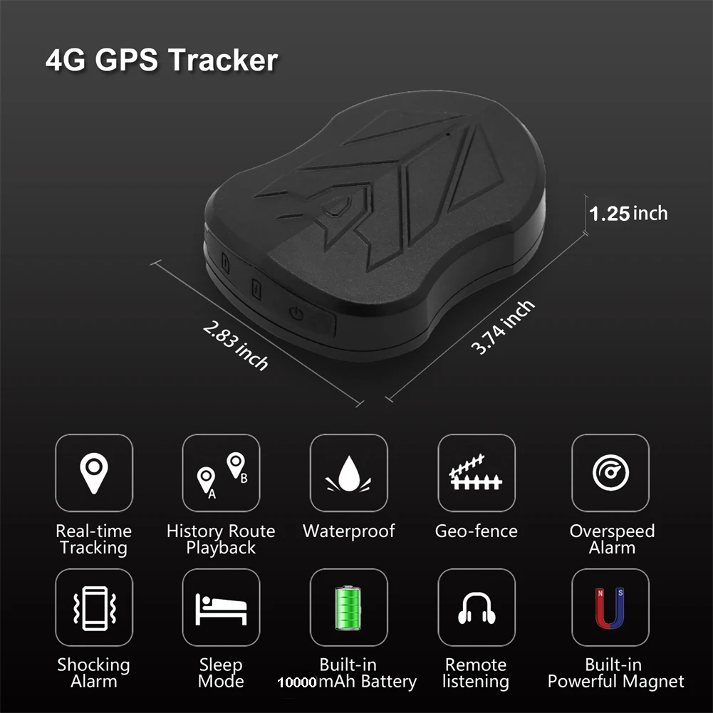 Sinotrack St-915l Magnetic Tracking Device Tamper Alarm Container Truck ...