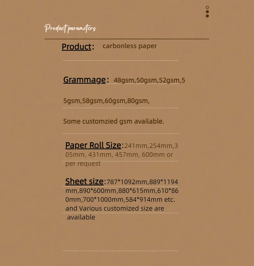 Carbonless Copy Paper Ccp Paper Mill Price - Buy Carbonless Copy Paper ...