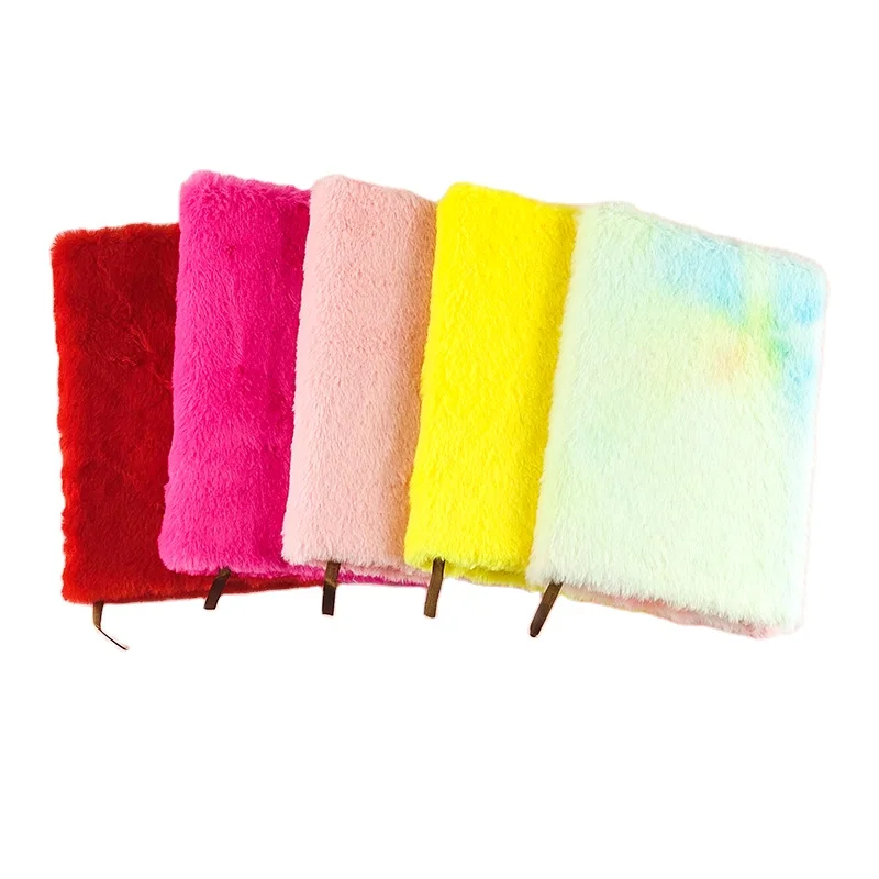 New Cartoon Pure Color Notebook Pink Soft Girl Notebook Colorful Cute ...