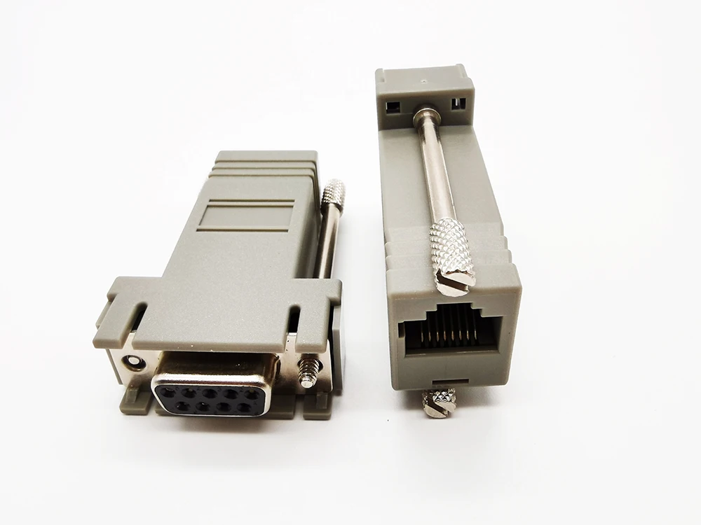 DB9 Female to RJ45 Modular Adapter - Ethernet Solution