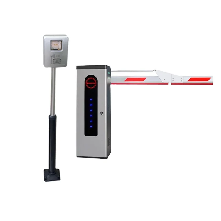 Rfid Card Reader Car Park Barrier System 90 Degree Barrier Gate For ...