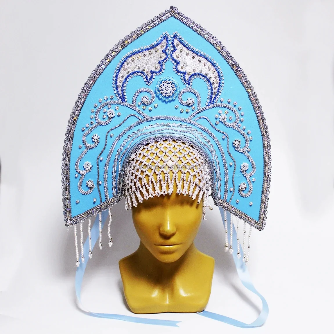 Shop Our Custom Kokoshnik Headdresses for Russian Festivals
