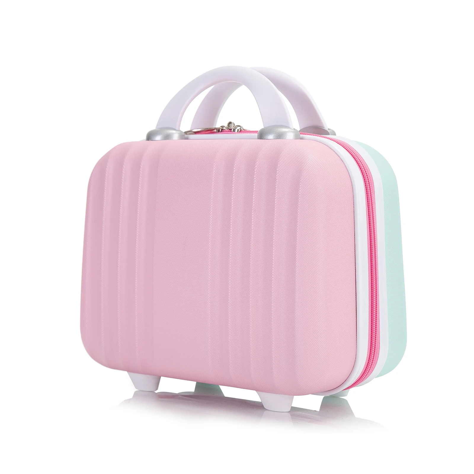 Hard Shell Cosmetic Case Carrying Case Great For Travel. Mini Suitcase ...