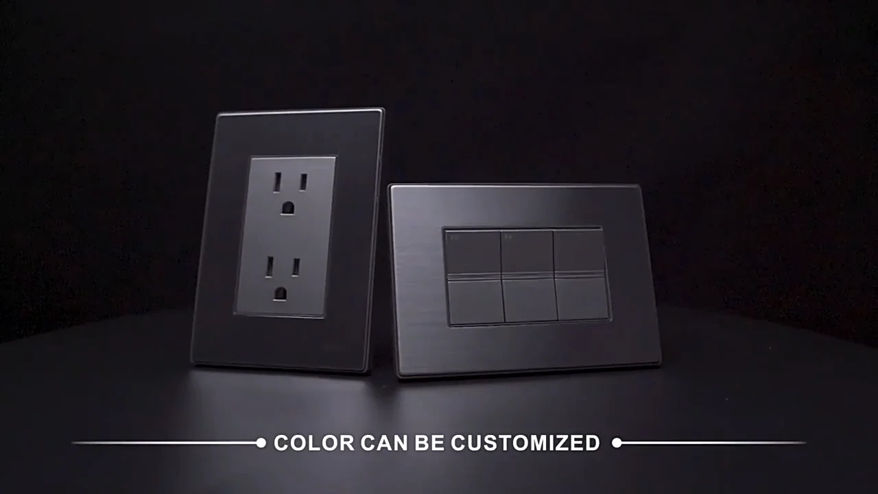 Free Samples 2 Gang 3 Pin Us American Electric Wall Light Switches ...